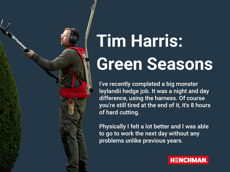 Case Study | Tim Harris: Henchman Lifting Harness- Game Changer