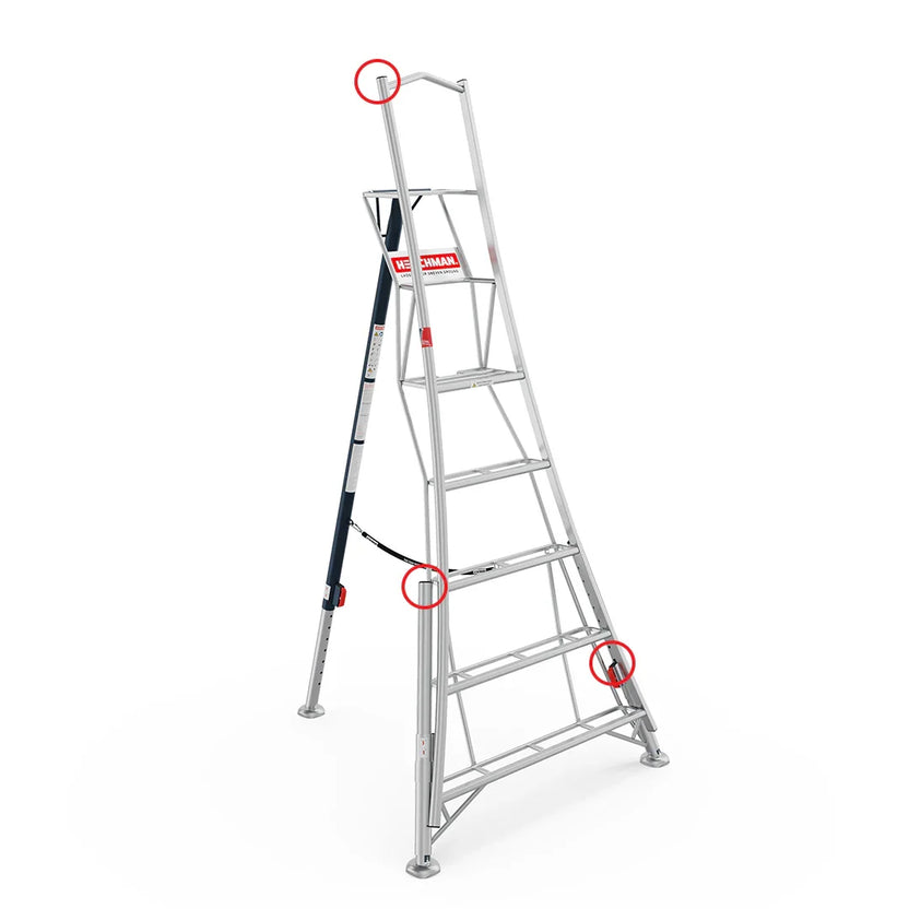 Henchman Tripod Ladder Plastic End Caps